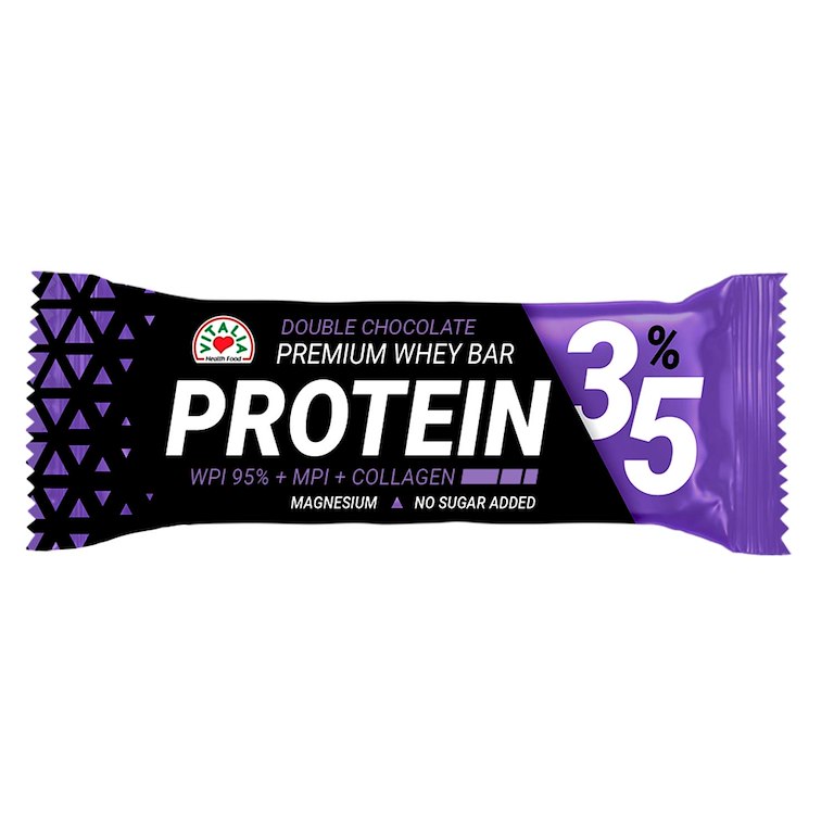 Bar proteinski dupla čokolada WPI 45g Vitalia