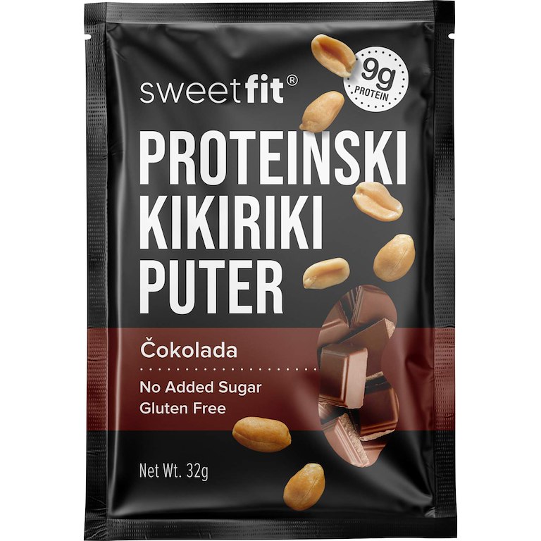 Puter od kikirikija proteinski čokolada 32g Sweet Fit