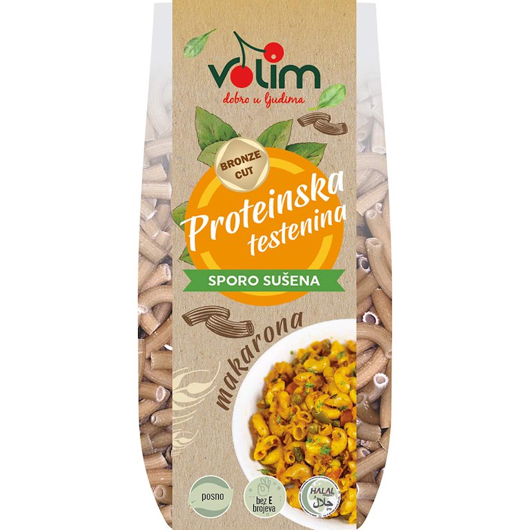 Testenina proteinska makarona 250g Volim
