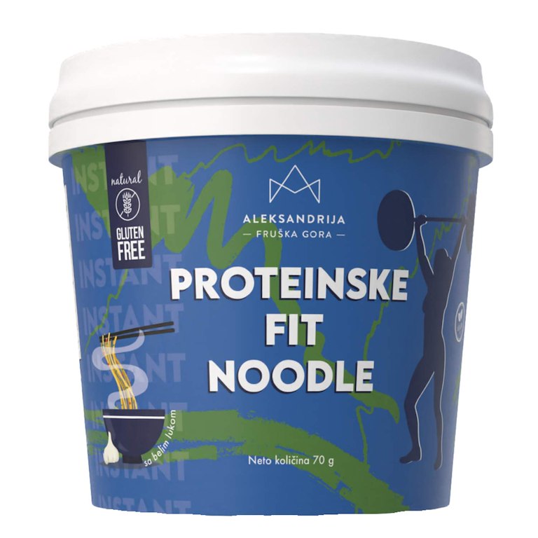 Nudle proteinske bezglutenske sa belim lukom 70g Aleksandrija