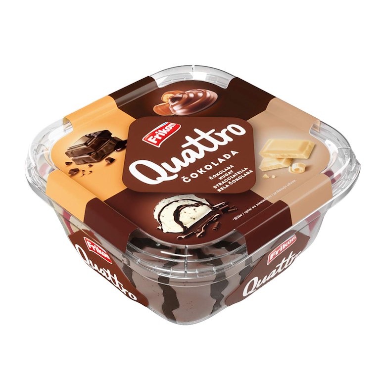 Sladoled Quattro čokolada 1650ml Frikom