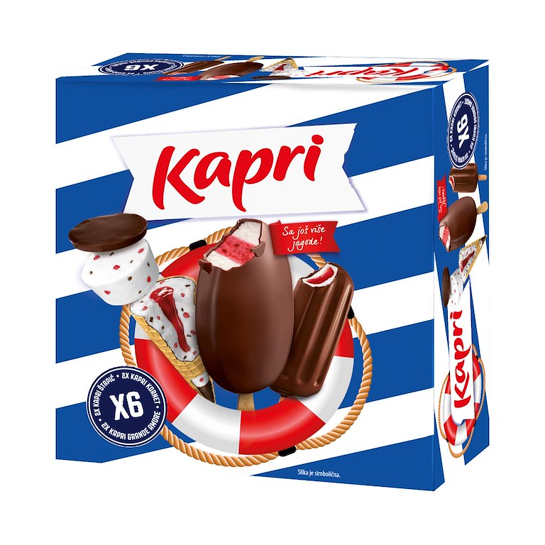 Sladoled Kapri mixbox 600ml Frikom