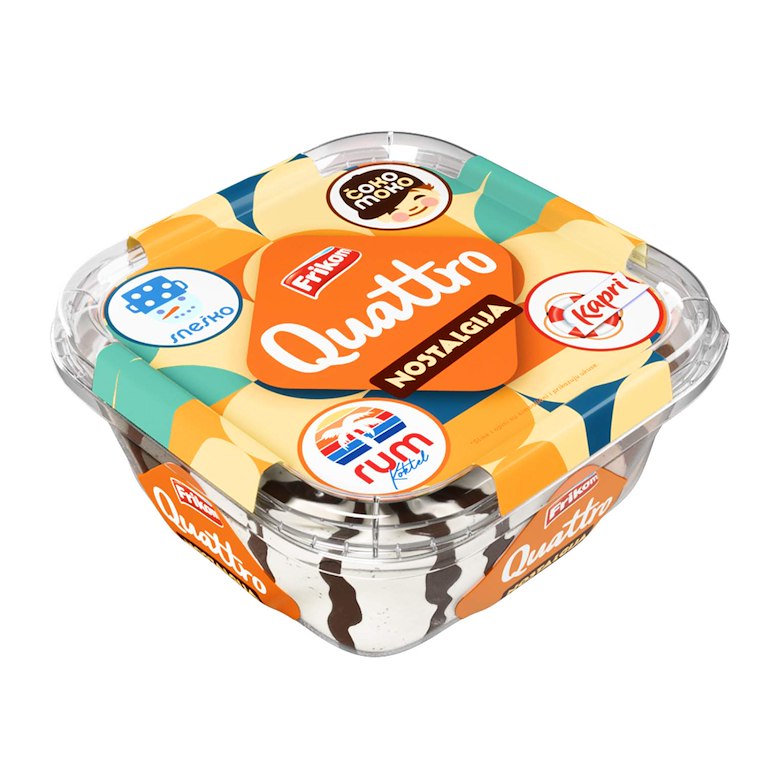 Sladoled Quattro Nostalgija 1600ml Frikom