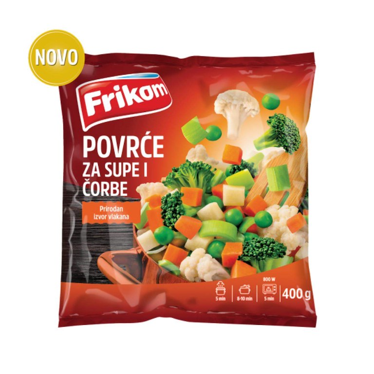 Smrznuto povrće za supe i čorbe 400g Frikom