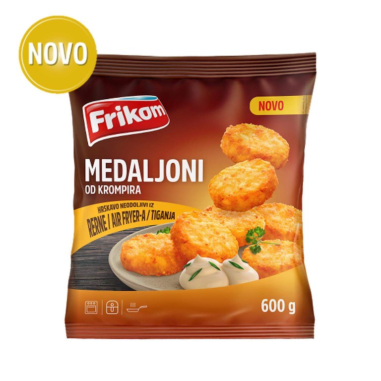 Smrznuti medaljoni od krompira 600g Frikom