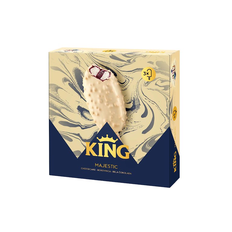 Sladoled King Majestic 3x100ml Frikom
