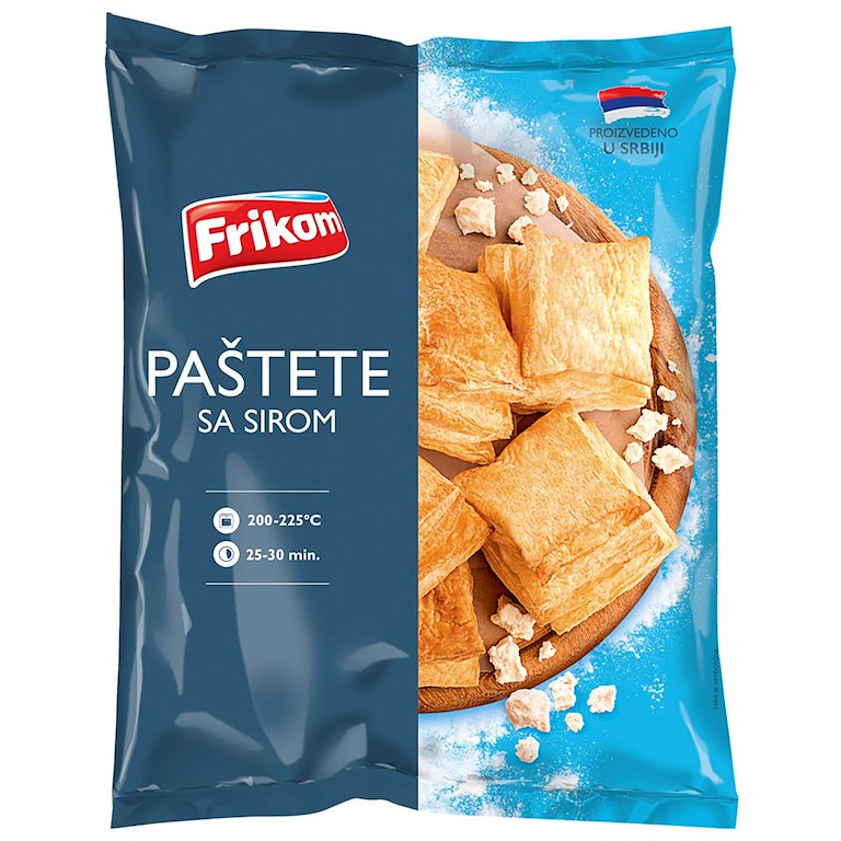 Paštete sa sirom smrznute 800g Frikom