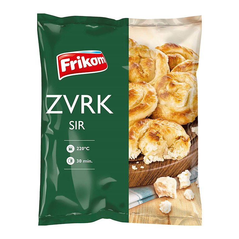 Pita Zvrk sirnica smrznuta 900g Frikom