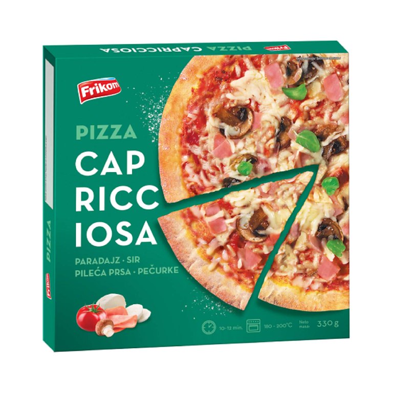 Pizza Capricciosa smrznuta 330g Frikom