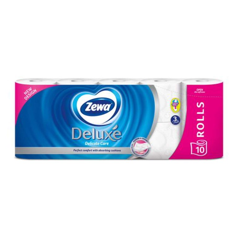 Toalet papir Deluxe Delicate Care 3-slojni 10/1 Zewa