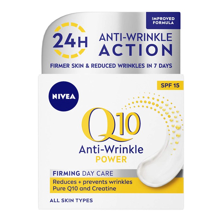 Krema za lice dnevna Q10+ protiv bora SPF15 50ml Nivea