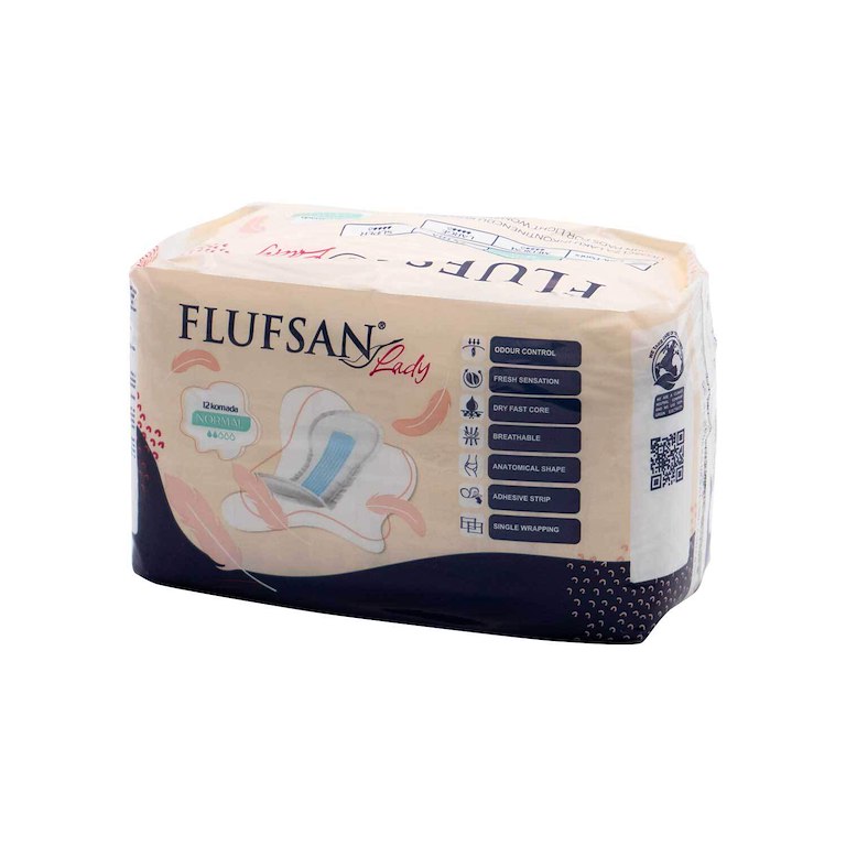 Ulošci za inkontinenciju Lady Normal 12/1 Flufsan