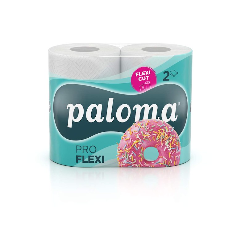 Ubrus maxi beli dvoslojni 2/1 Paloma