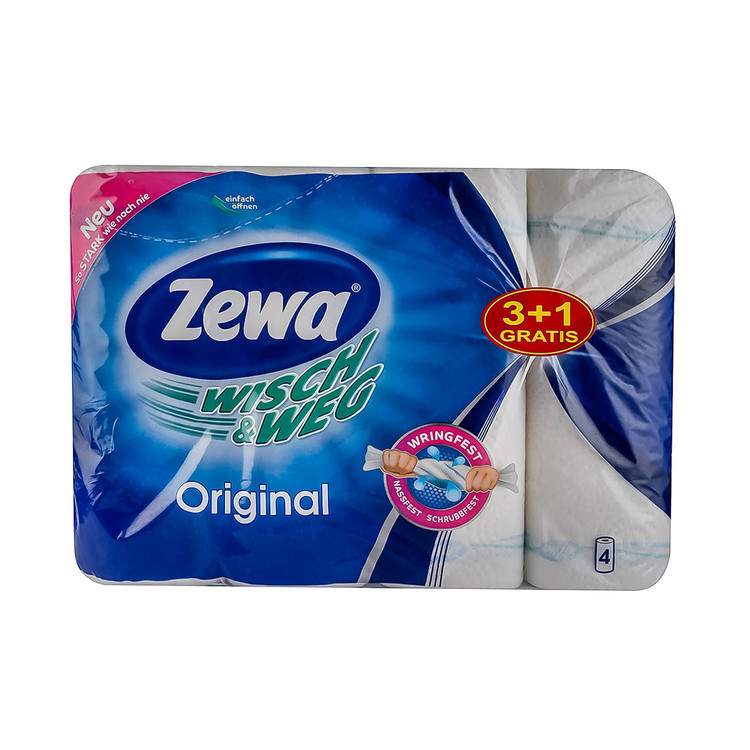 Ubrus kuhinjski Wish&Weg Original troslojni 4/1 Zewa