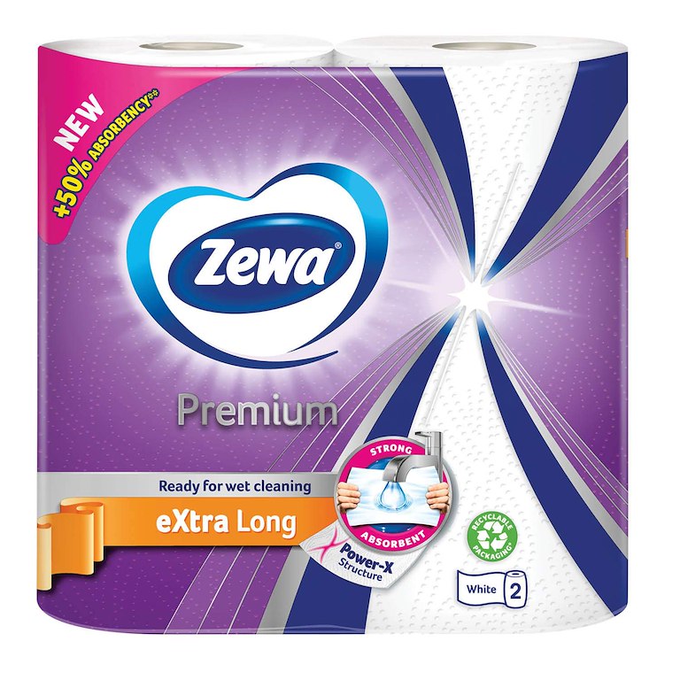 Ubrus extra long dvoslojni 12/2 70 listova Zewa
