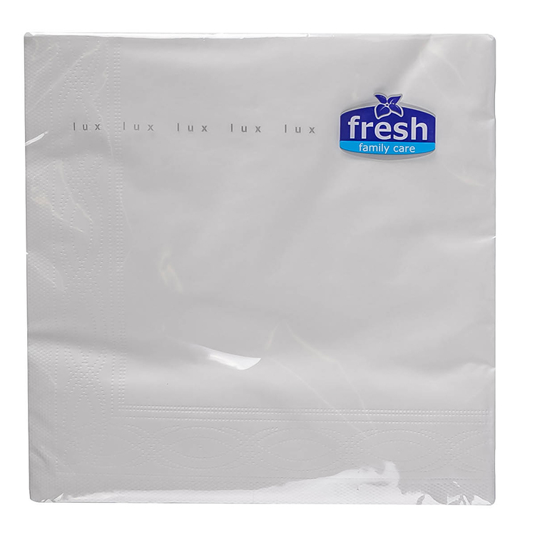 Salvete bele troslojne lux 33x33cm 20/1 Fresh