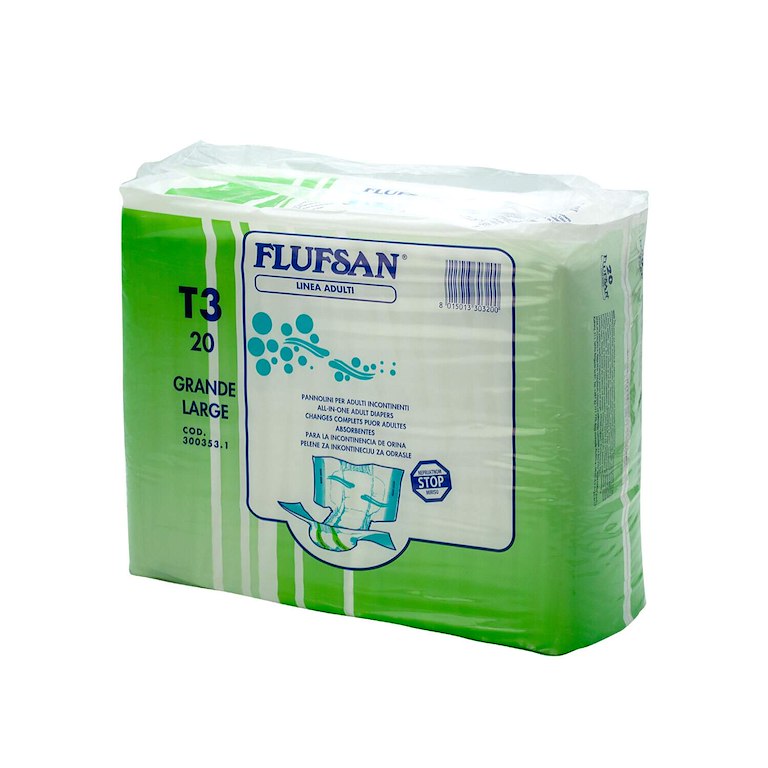 Pelene za odrasle Ekonomik L (>70kg) 20/1 Flufsan