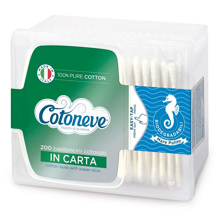 Štapići za uši biorazgradivi 200/1 Cotoneve