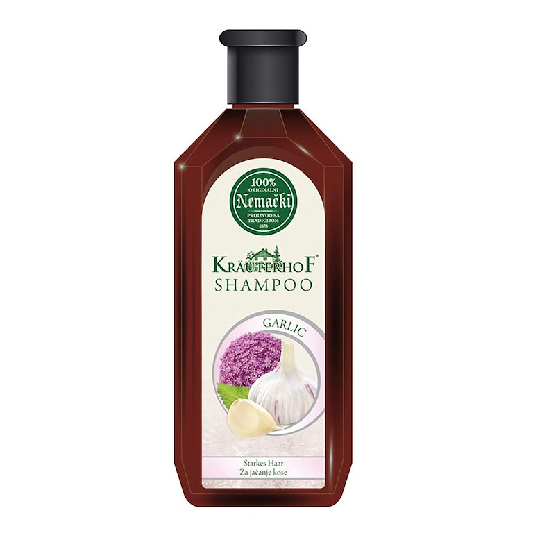 Šampon beli luk za jačanje kose 500ml Krauterhof