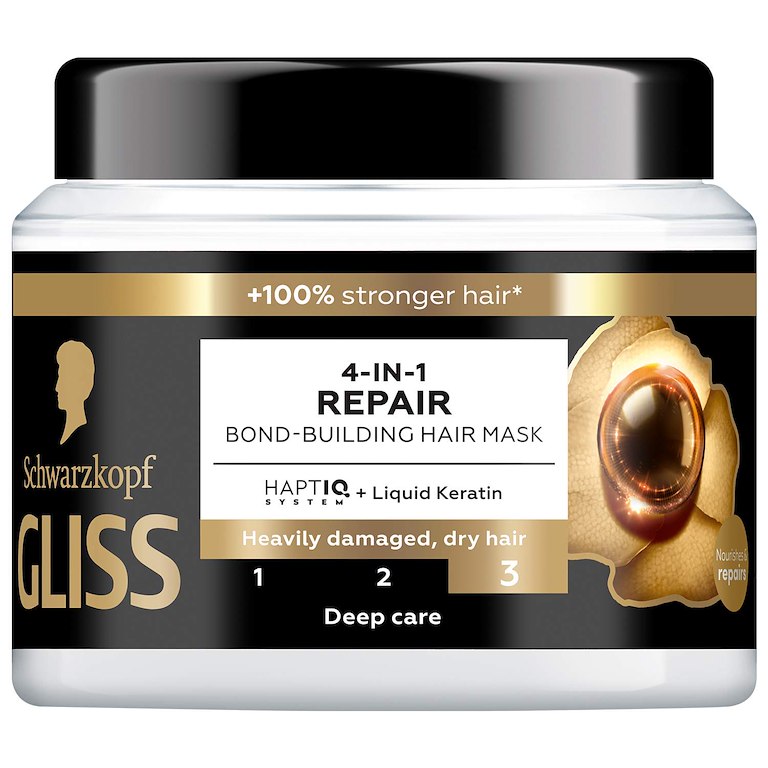 Maska za kosu u teglici Repair 400ml Gliss
