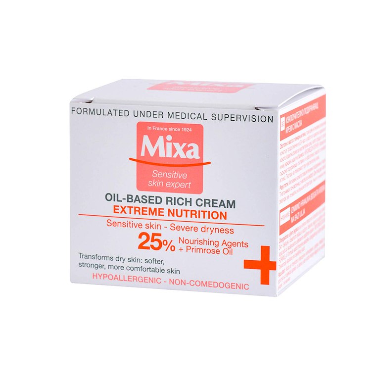 Krema za lice bogata hranljivo ulje 50ml Mixa