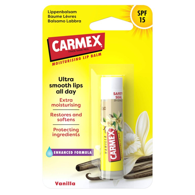 Balzam za usne stik Premium vanila Carmex