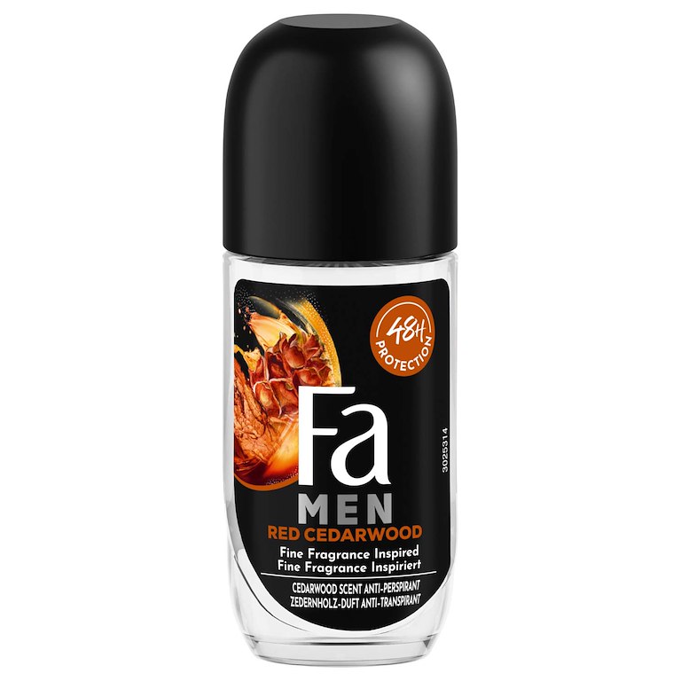 Dezodorans roll-on za muškarce Red Cedarwood 50ml Fa