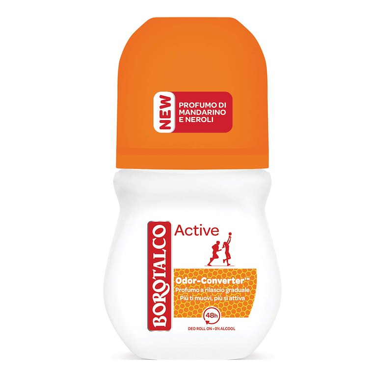 Dezodorans roll-on Active mandarina i neroli 50ml Borotalco