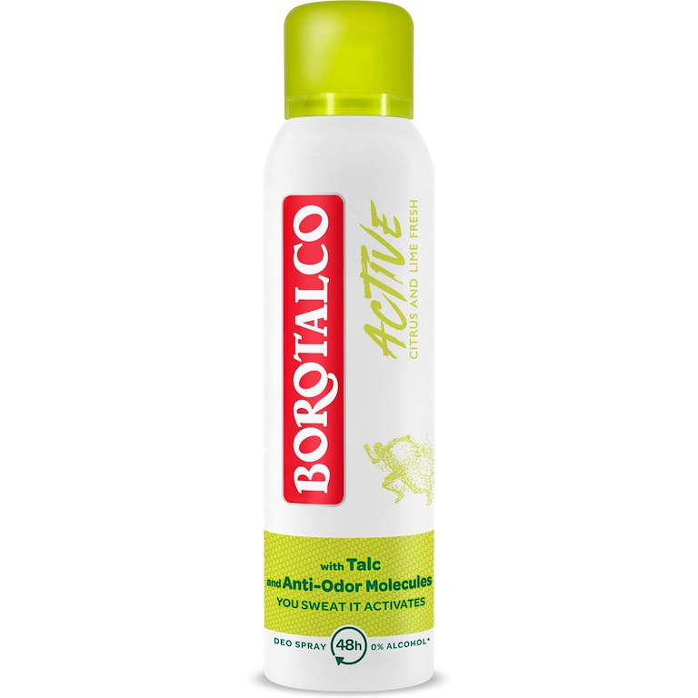 Dezodorans sprej Active citrus 150ml Borotalco