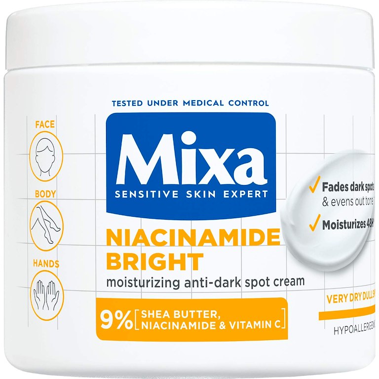 Krema univerzalna niacinamide 400ml Mixa