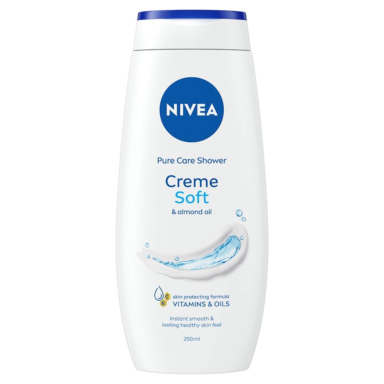 Gel za tuširanje creme soft 250ml Nivea