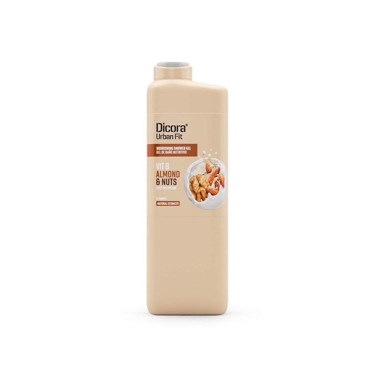 Gel za tuširanje vitamin B badem i orah 750ml Dicora