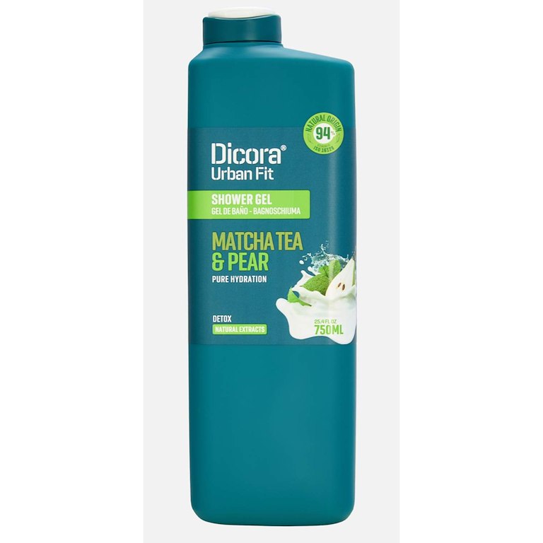 Gel za tuširanje detox zeleni čaj i kruška 750ml Dicora