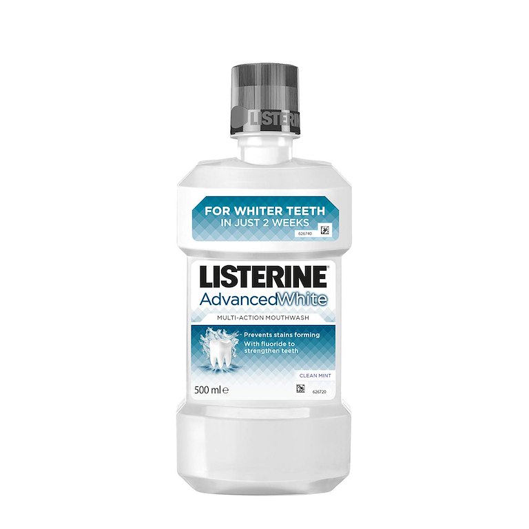 Tečnost za ispiranje usta Advanced White 500ml Listerine