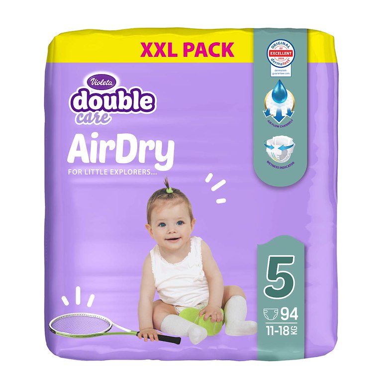 Pelene Double Care Air Dry Giga 5 Junior 94/1 Violeta