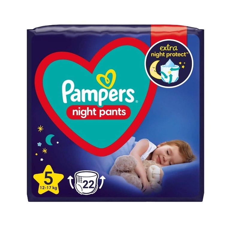 Pelene gaćice Pants Night 5 22/1 Pampers