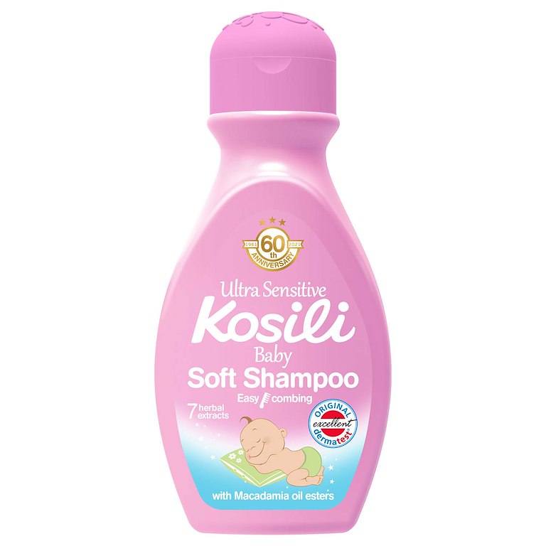 Šampon za bebe roze 200ml Kosili