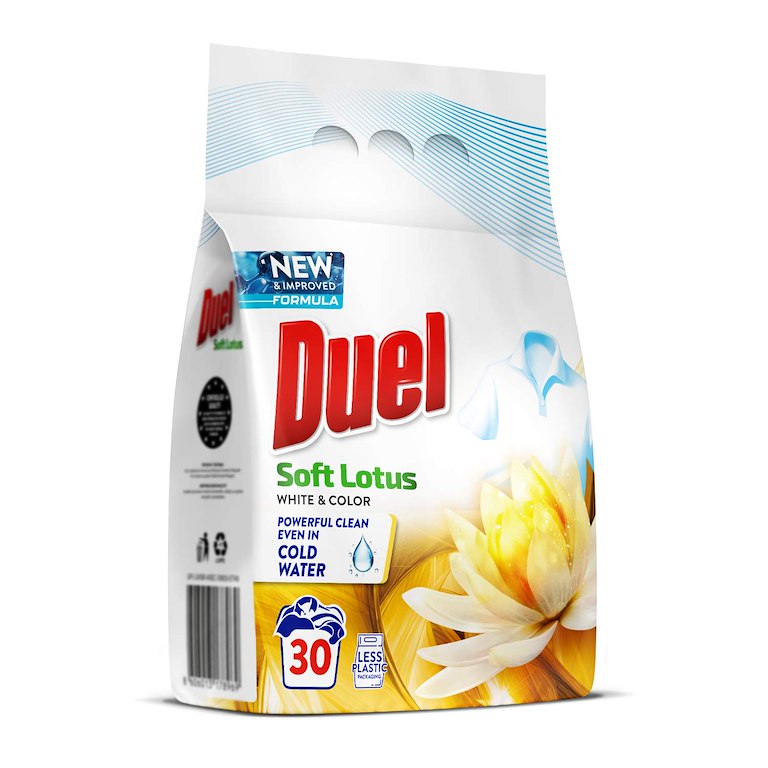 Deterdžent za veš prašak Soft Lotus 2,7kg Duel