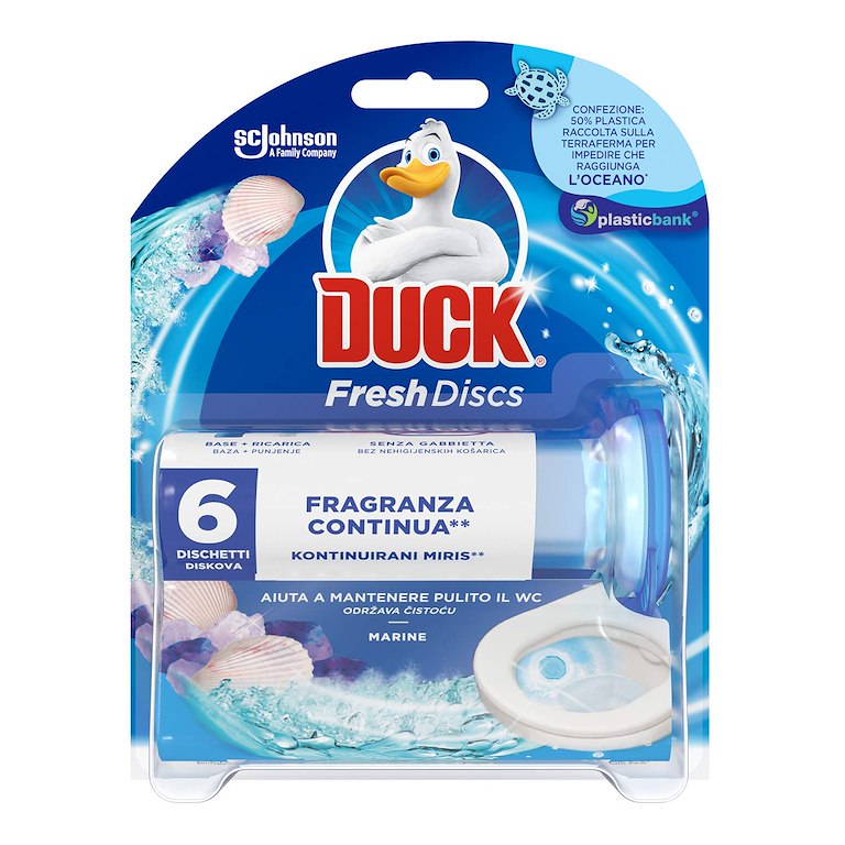 Mirisni diskovi za WC šolju Fresh Discs marine 36ml Duck