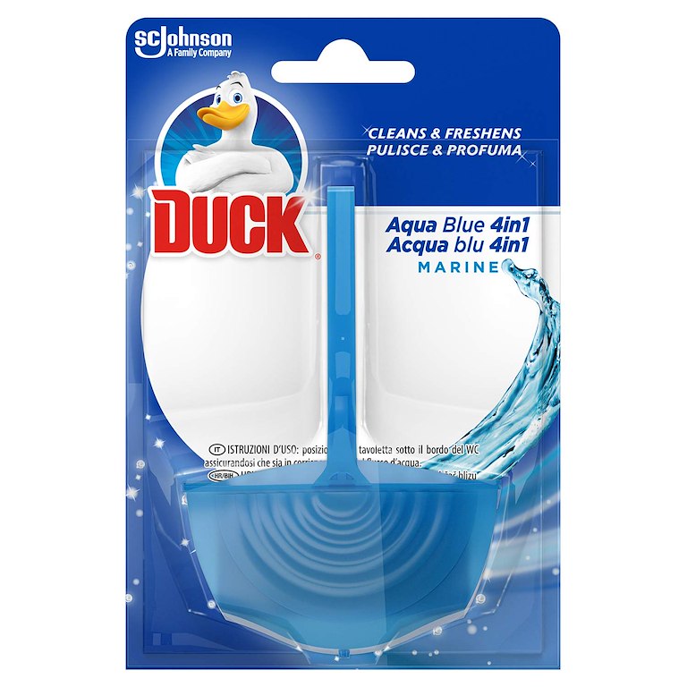 Osveživač WC Duck aqua blue 4u1 40g