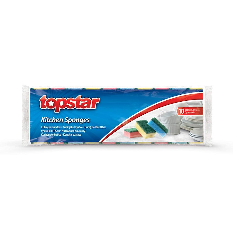 Sunđer kuhinjski colorati 10/1 Top Star