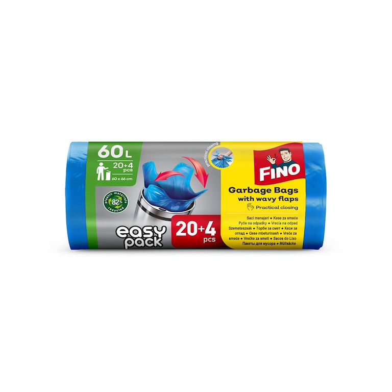 Kesa za smeće Easy-Pack 60l 20kom Fino