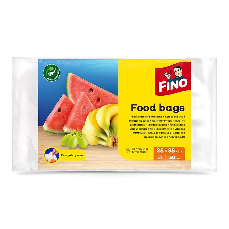 Kese za zamrzivač 3l 50kom Fino
