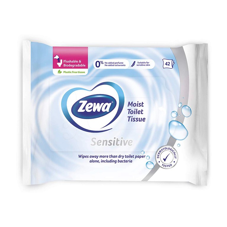 Toalet papir vlažni Pure 8x42 Zewa