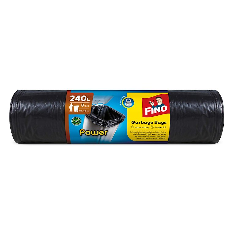 Kese za smeće 240l 8kom Fino