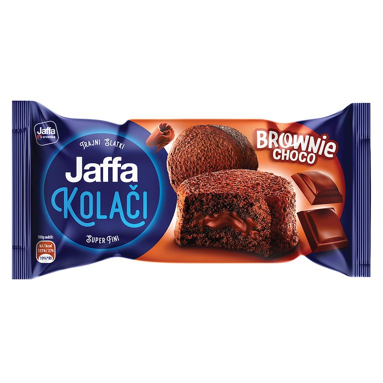 Kolači Brownie čoko 75g Jaffa