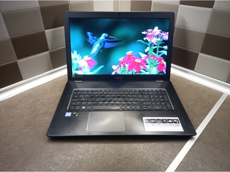 Acer E5|i7 7gen|8 DDR4|SSD 250|17.3"|FHD|2GB GTX950M|2h