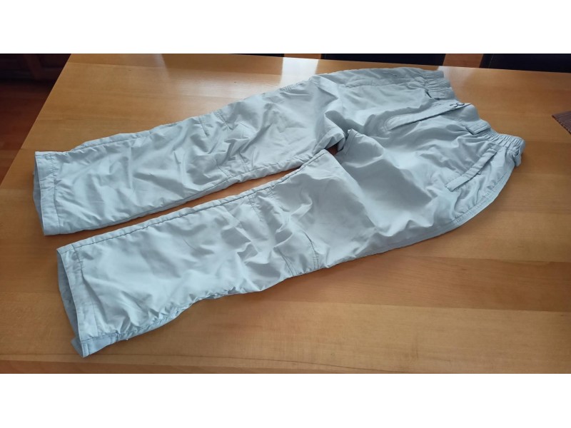 ski pantalone srebrno sive boje vel.40...kao nove