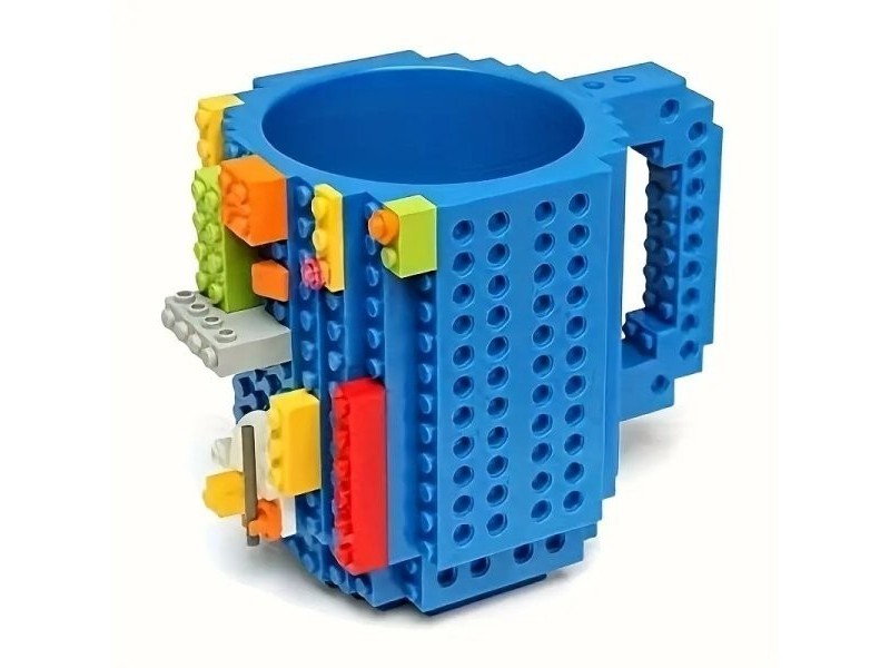 Solja kockice Plava Lego stil NOVO