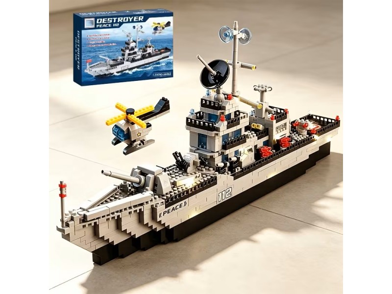 Set kockica – Ratni brod Destroyer Peace NOVO